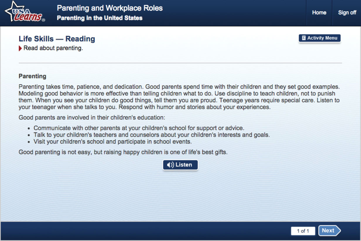 Learn English Online at USA Learns